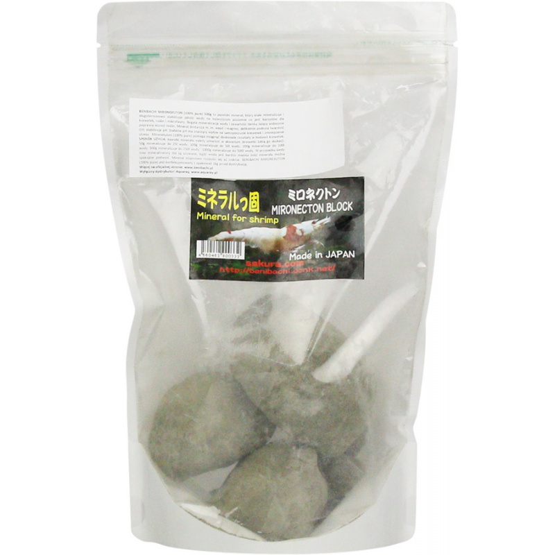 Benibachi Mironekuton 100% japoński minerał 1000g skała dla krewetek ...